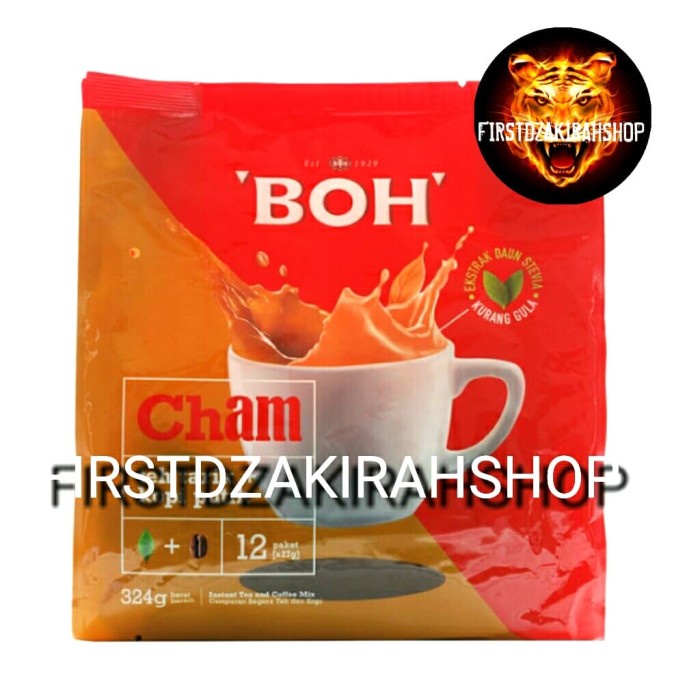 Jual Boh cham teh tarik+kopi putih 12x27gr | Shopee Indonesia