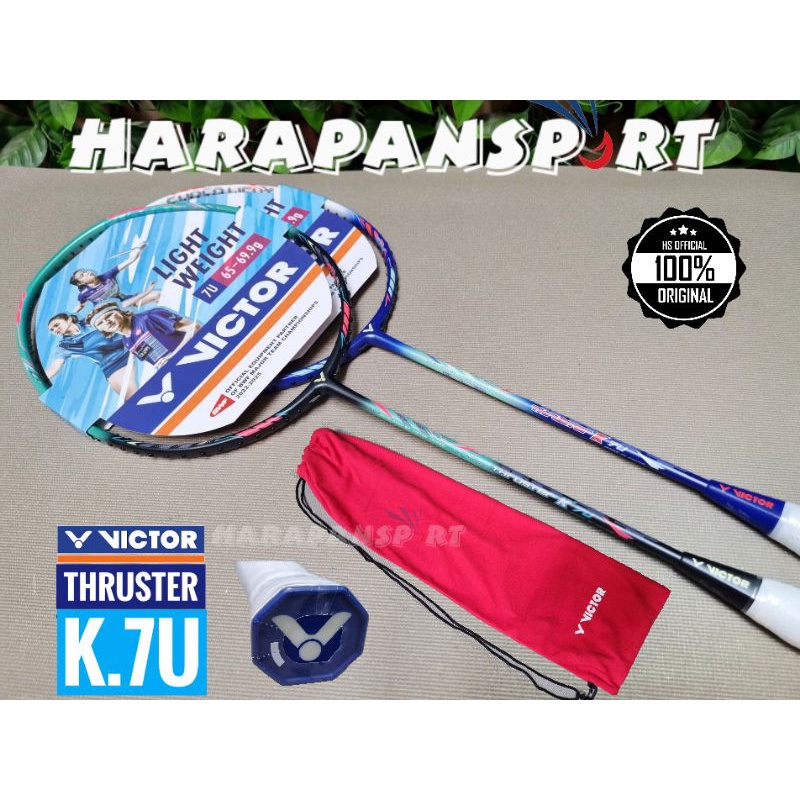 Jual RAKET BADMINTON VICTOR THRUSTER K 7U K7U ORIGINAL 100% | Shopee ...