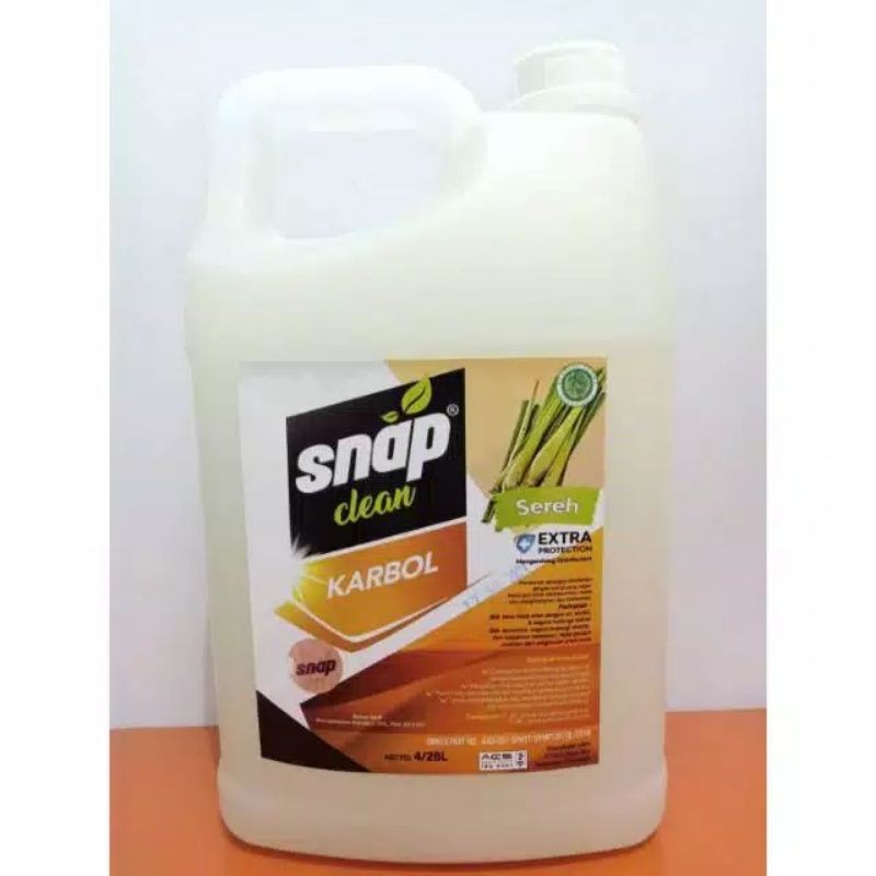 Jual Snap clean karbol sereh 4L | Shopee Indonesia