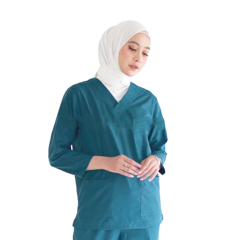 Jual Doctor`s Scrub/Set Baju Celana Jaga OKA OK Perawat/Dokter Lengan ...