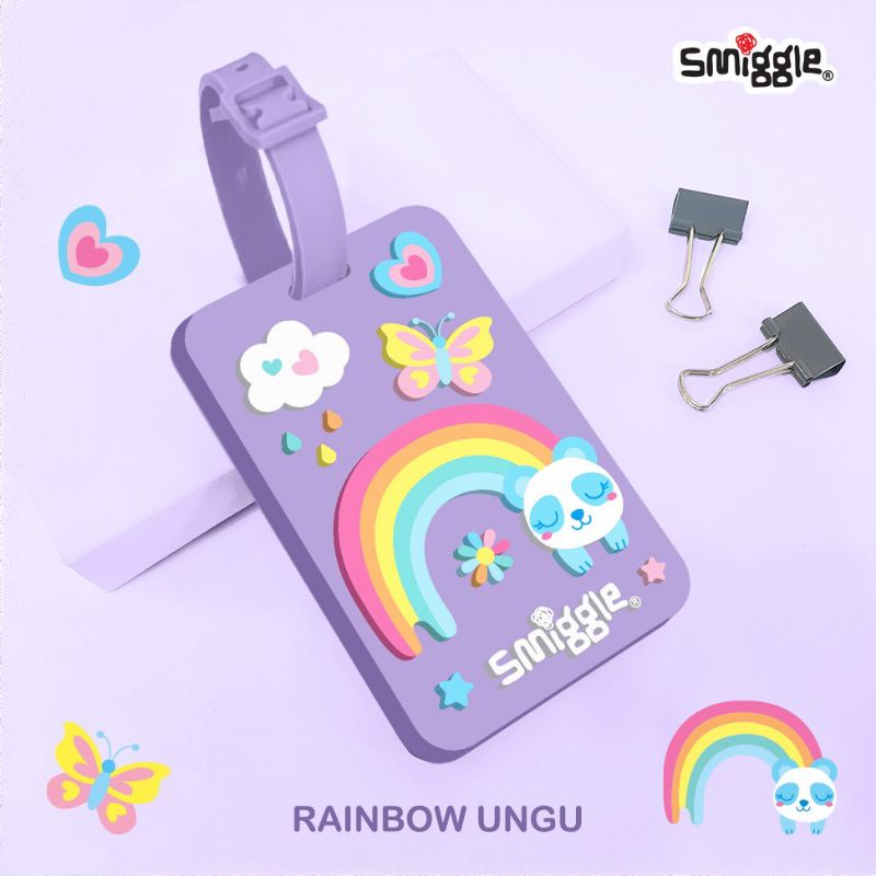 Jual Smiggle teeny bag tag card holder/name tag Smiggle/Smiggle name ...