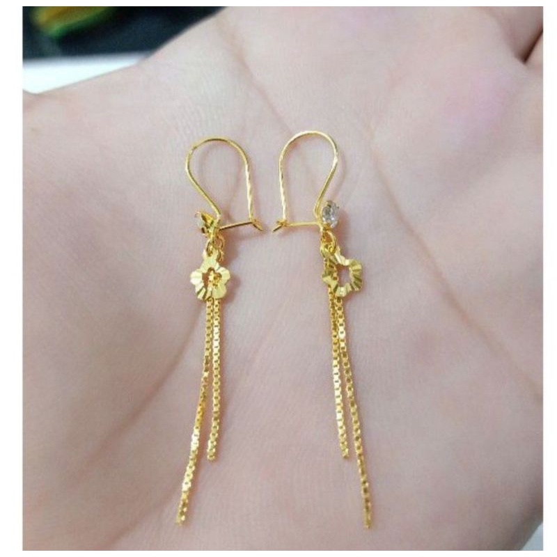 Jual ANTING JURAI DEWASA PERAK 925 LAPIS MAS KUNING 24K | Shopee Indonesia