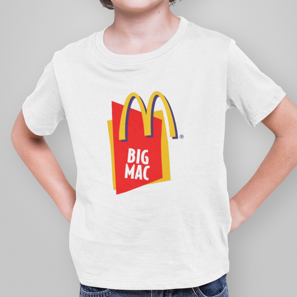 Jual Kaos Anak | Baju Anak | Kaos BIGMAC MCD | 2 tahun 12 tahun UNISEX ...
