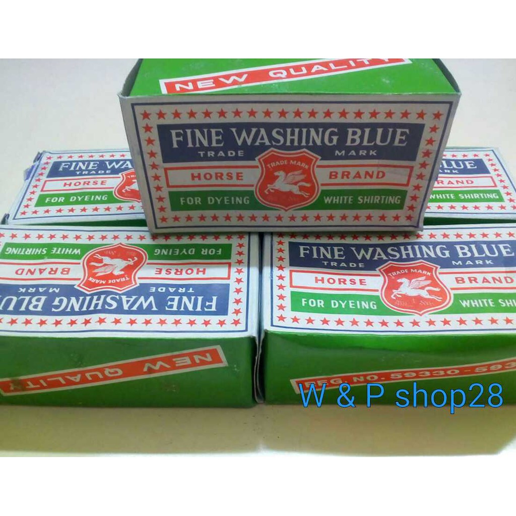 Jual Fine washing blue Blau cuci blok khas medan cap Kuda Terbang ...