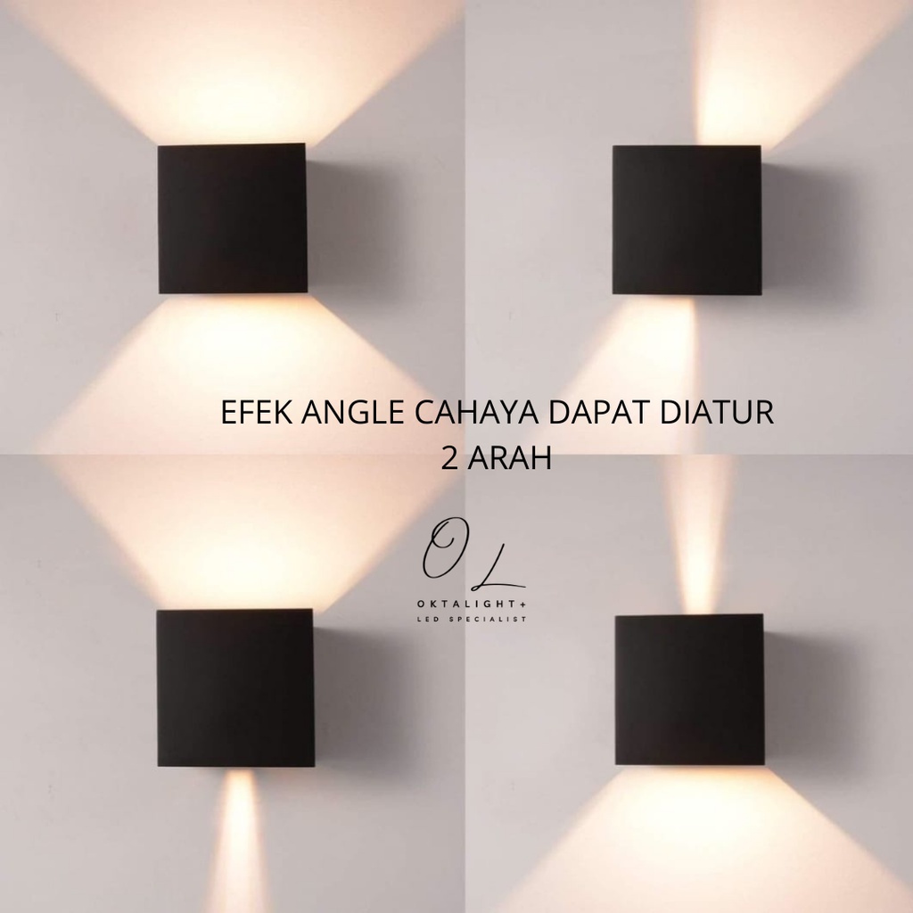 Jual LAMPU DINDING WALL LIGHT 2 ARAH LED MINIMALIS | Shopee Indonesia