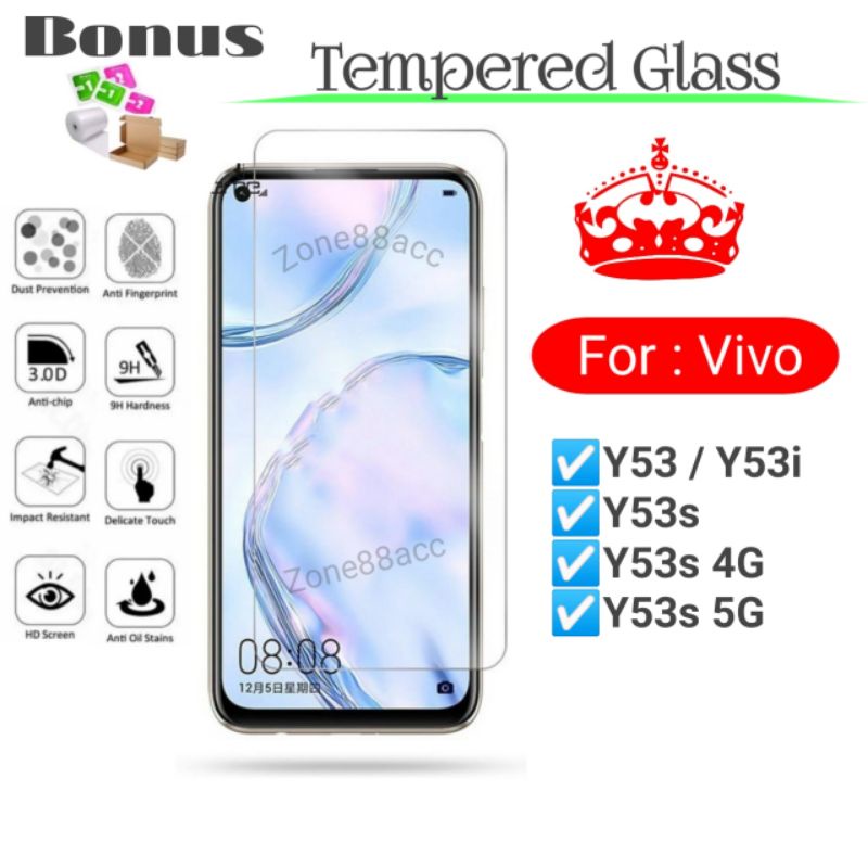 Jual Antigores Tempered Glass Screen Guard protector Vivo Y53 Y53i Y53s S 4G 5G TG Bening ...