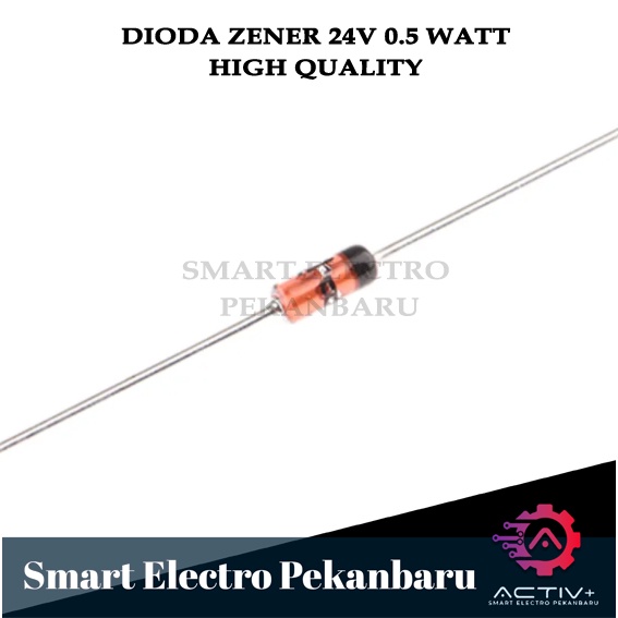Jual ORIGINAL DIODA ZENER 24V 1/2W ZENER DIODE 24 V VOLTAGE REGULATOR DIODA ZENER 24VOLT 24 VOLT ...