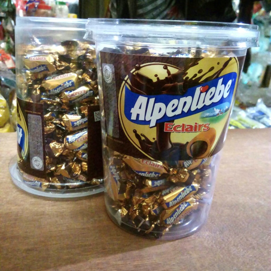 Jual Permen Alpen Toples/permen coklat karamel alpenliebe eclair 360gr ...