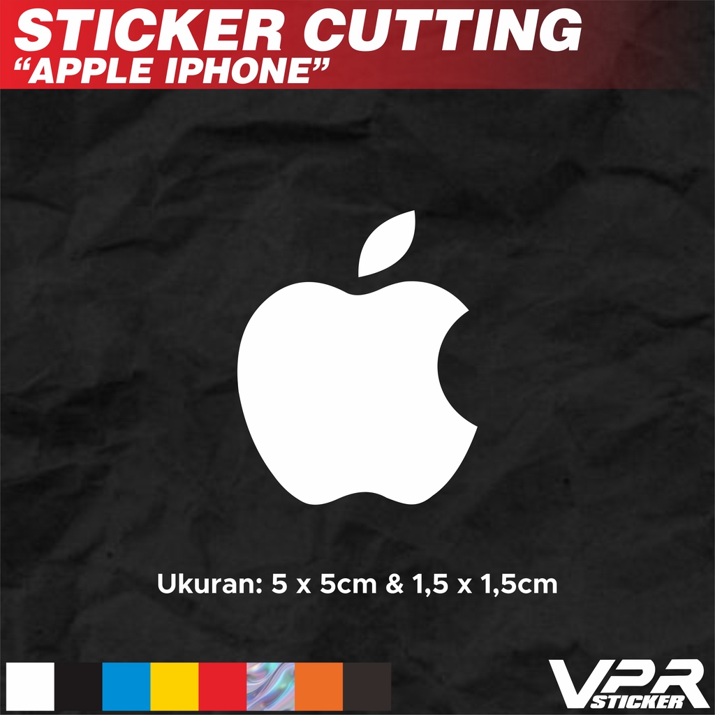 Jual STIKER/STICKER CUTTING APPLE IPHONE | Shopee Indonesia