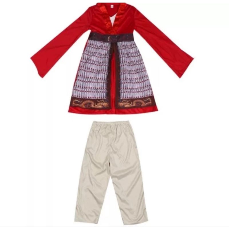 Jual disney Hua mu lan costume cosplay Halloween | mulan kostum chinese ...
