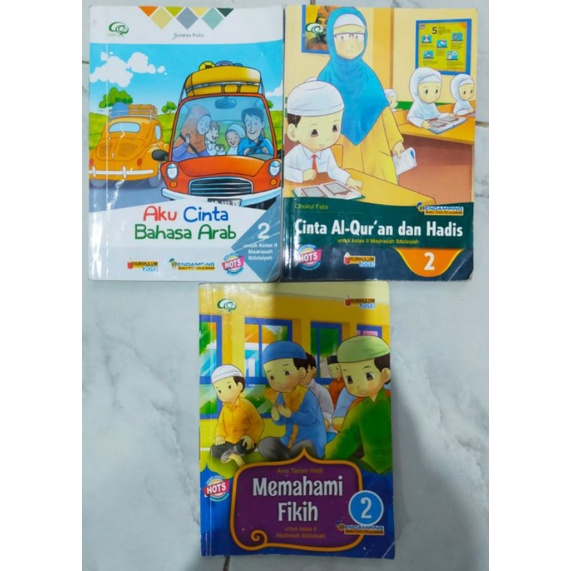 Jual Buku Bekas Bahasa Arab, Al-quran dan Hadis, fikih MI Kelas 2 Kurikulum 2013 | Shopee Indonesia
