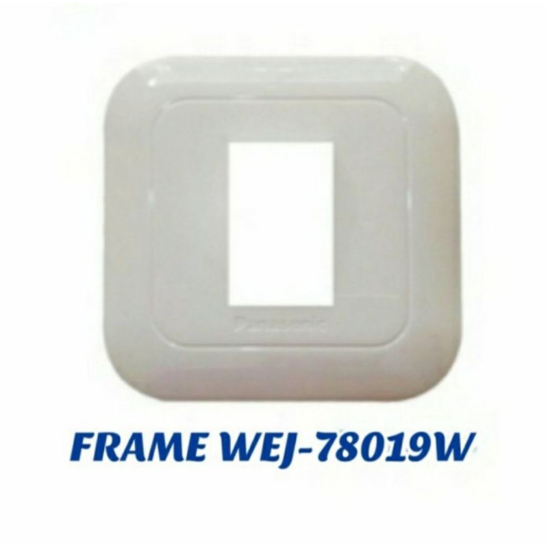 Jual PANASONIC FRAME SAKLAR PUTIH 1GANG 1DEVICE WEJ78019W | Shopee ...