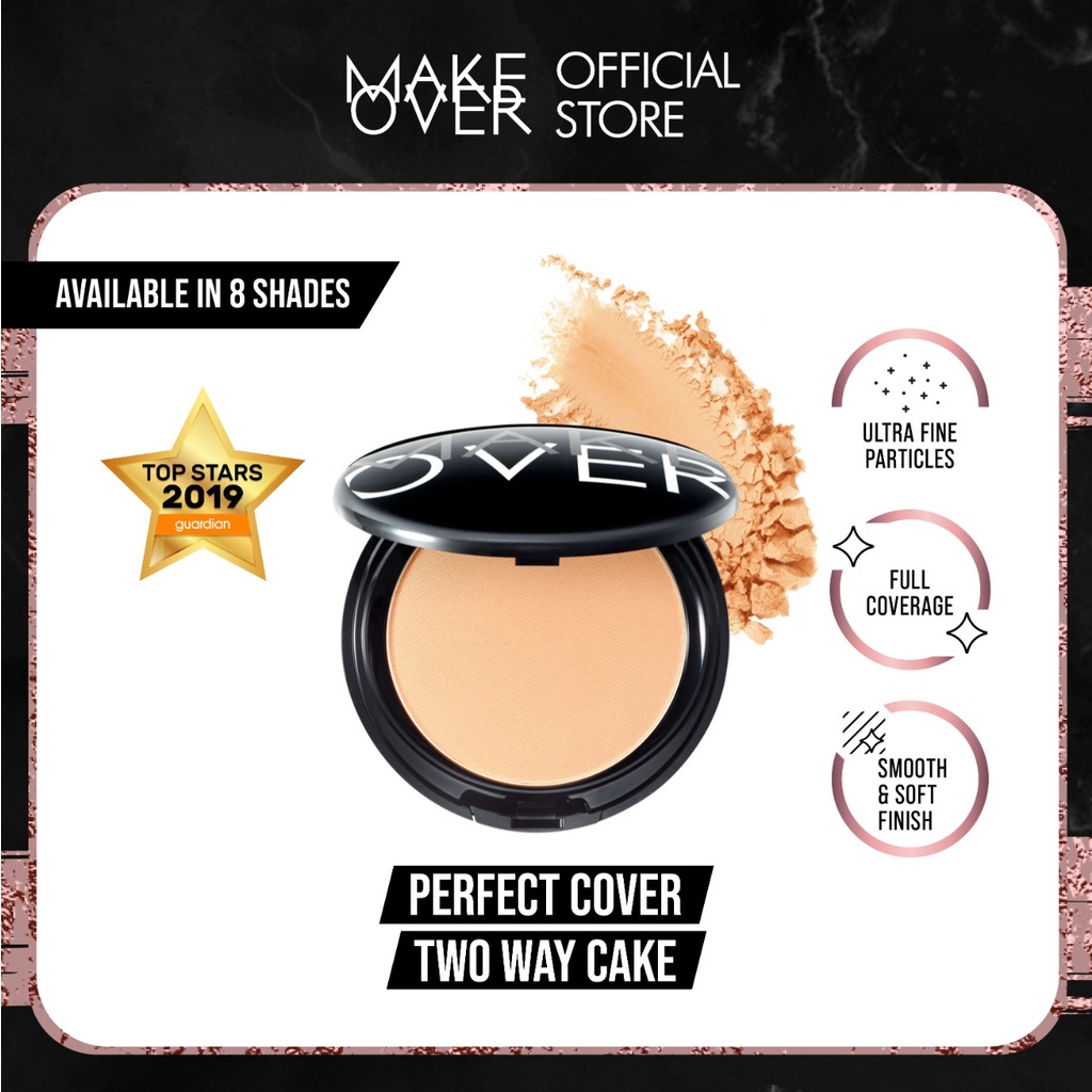 Jual MAKE OVER Perfect Cover TWC 12 g - Bedak Padat | Shopee Indonesia