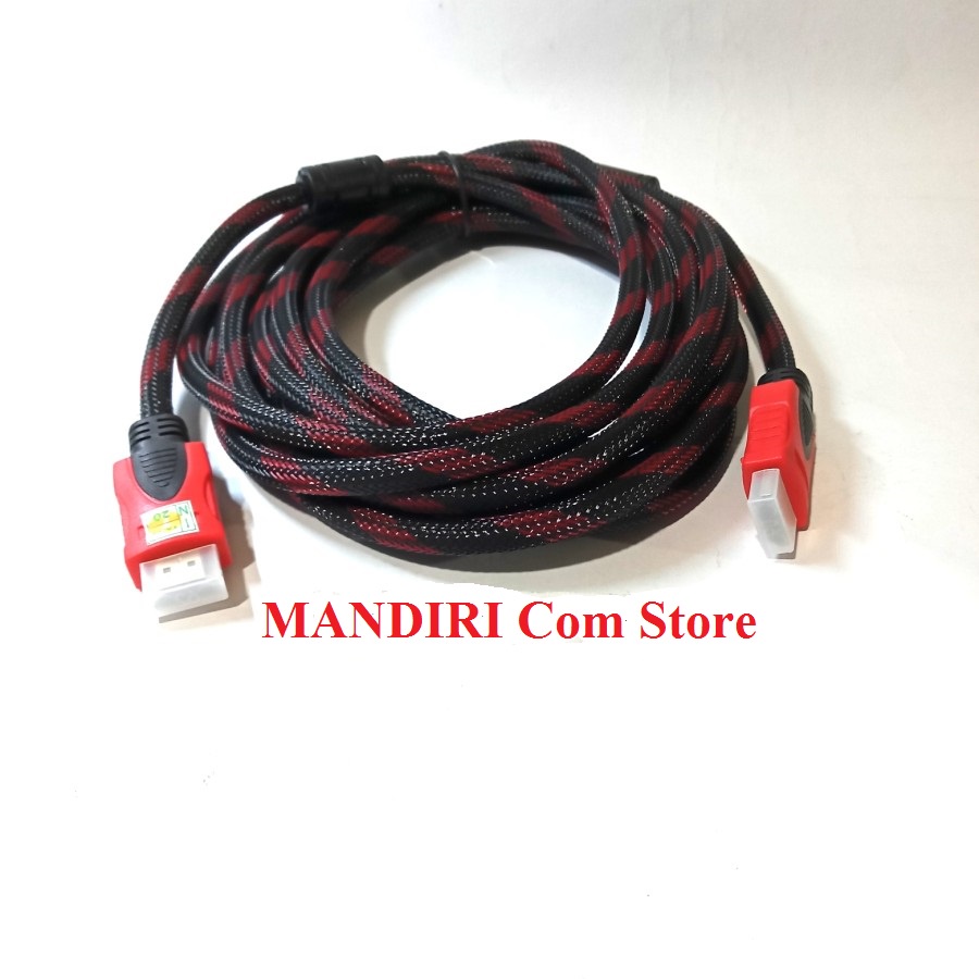 Jual M-Tech Kabel HDMI To HDMI Jaring 5M Gold Plated 5 Meter | Shopee ...