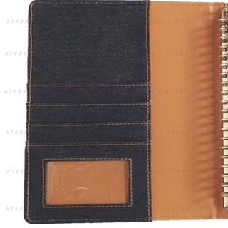 Jual Onix Navy Blue Binder Denim Jeans Kancing Exclusive 20 Ring A5 ...