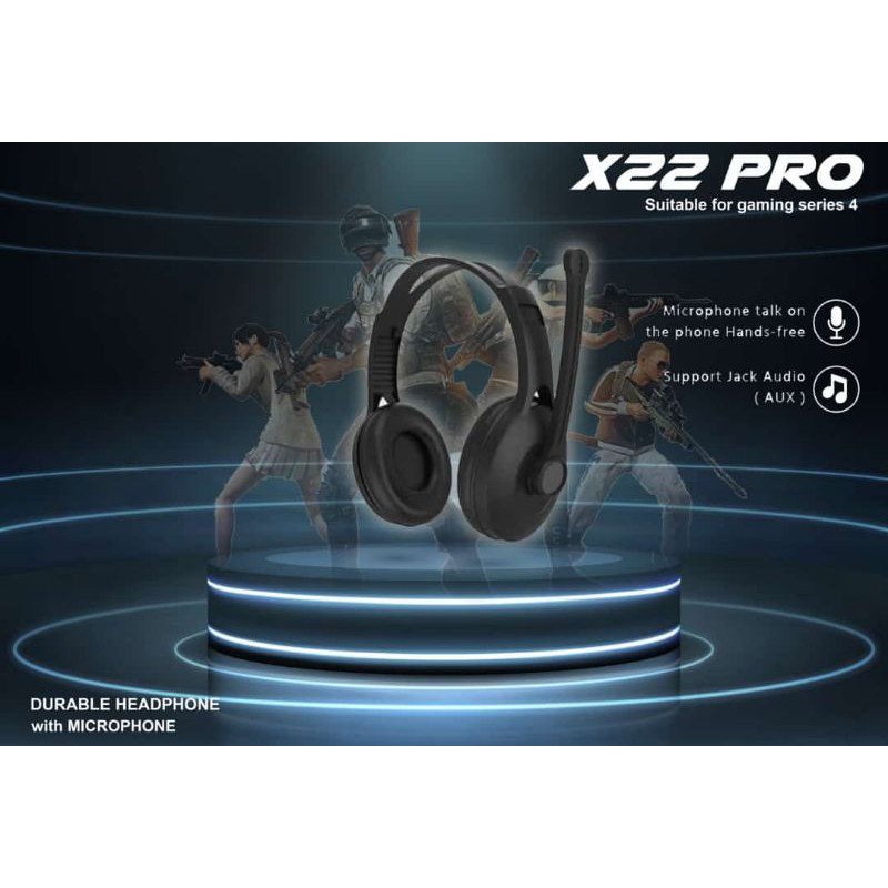 Jual Headphone Gaming HiFi Bass Digital X22 Pro Gaming Headset With Mic | Shopee Indonesia