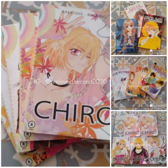 Jual KOMIK KOREA MANWHA CHIRO 1 - 5 & ONE SHOT BUKU KOMIK AKAISHI ...