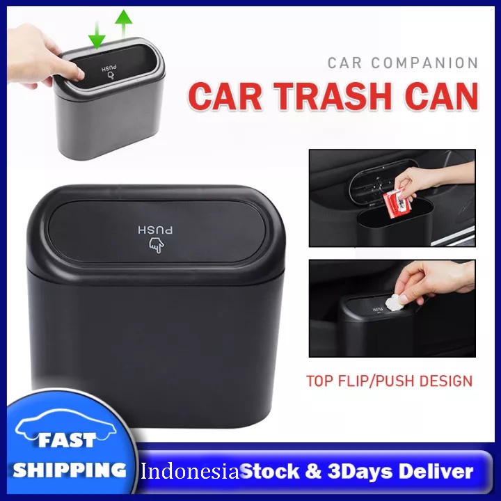 Jual Tempat Sampah Mobil Car Trash Can Garbage Bin Dust Bin Tempat ...