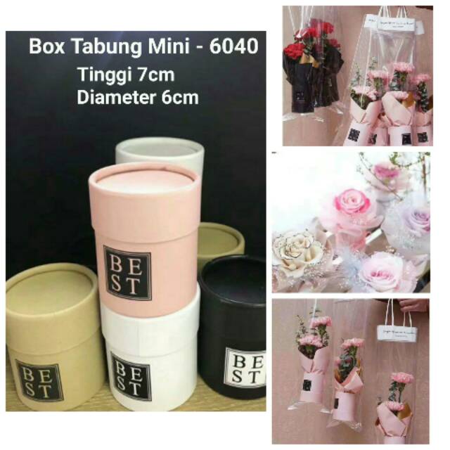 Jual Box tabung mini / box bunga | Shopee Indonesia