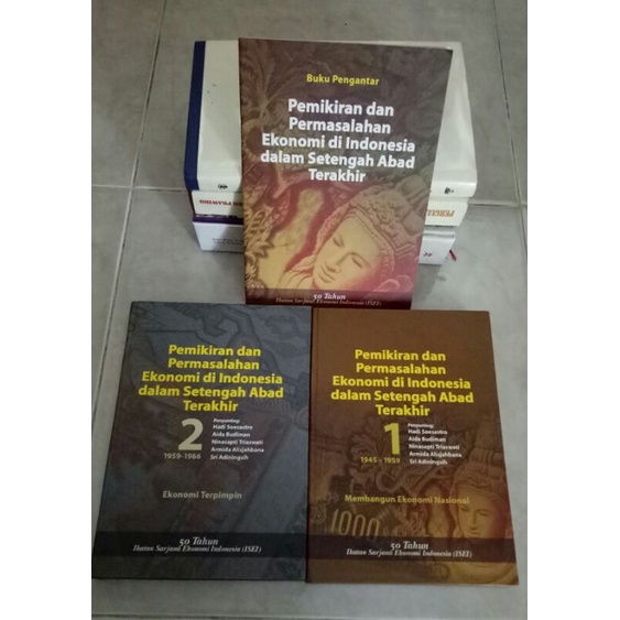 Jual Pemikiran Dan Permasalahan Ekonomi Di Indonesia Dalam Setengah Abad Terakhir Jilid 1 dan 2 ...