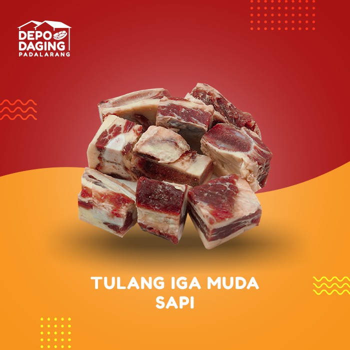 Jual Tulang Iga Muda Sapi (berlemak) / tulang iga untuk sop | Shopee ...