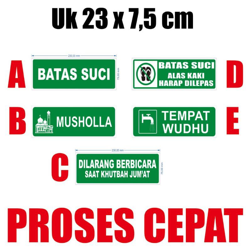 Jual STIKER BATAS SUCI | Shopee Indonesia