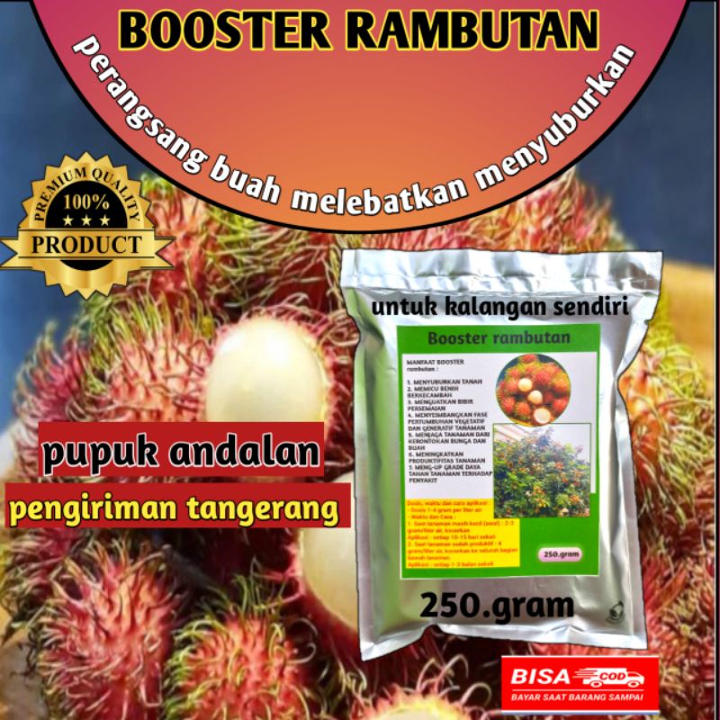 Jual Pupuk booster organik rambutan Pupuk perangsang buah melebatkan menyuburkan | Shopee Indonesia