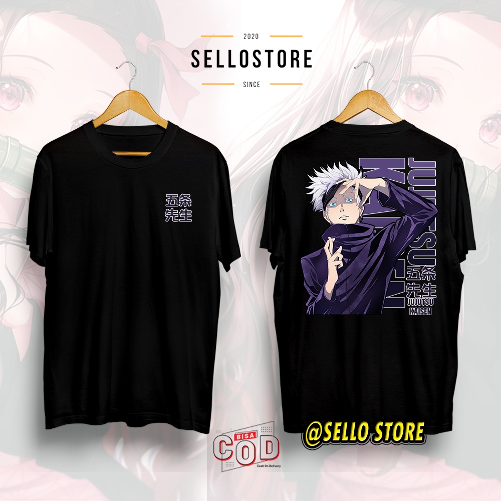 Jual Kaos Gojo Satoru Jujutsu Kaos Jujutsu kaisen Kaos Anime Original ...