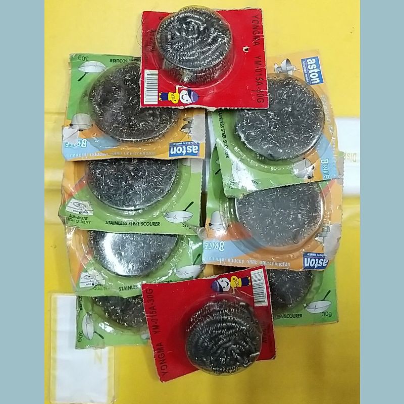 Jual STEEL WOOL-SERABUT BESI STAINLESS STEEL (kawat sikat cuci piring ...