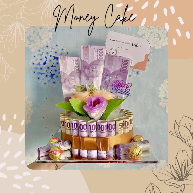 Jual Money Cake [Kue Uang, Birthday Cake, Kue Ulang Tahun] | Shopee ...