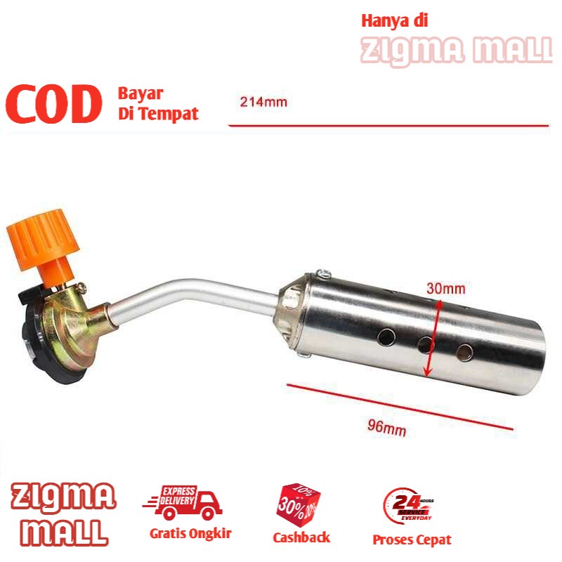 Jual Kepala Gas Butane Torch BBQ Soldering Flame Gun Multifungsi Alat ...