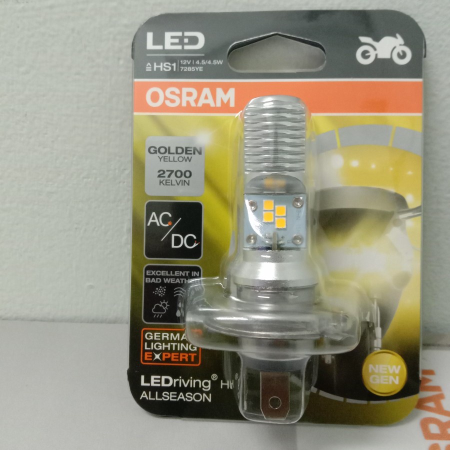 Jual (COD) OSRAM LED HS1/ VIXION yellow AC/DC 7285 YE ORIGINAL ...