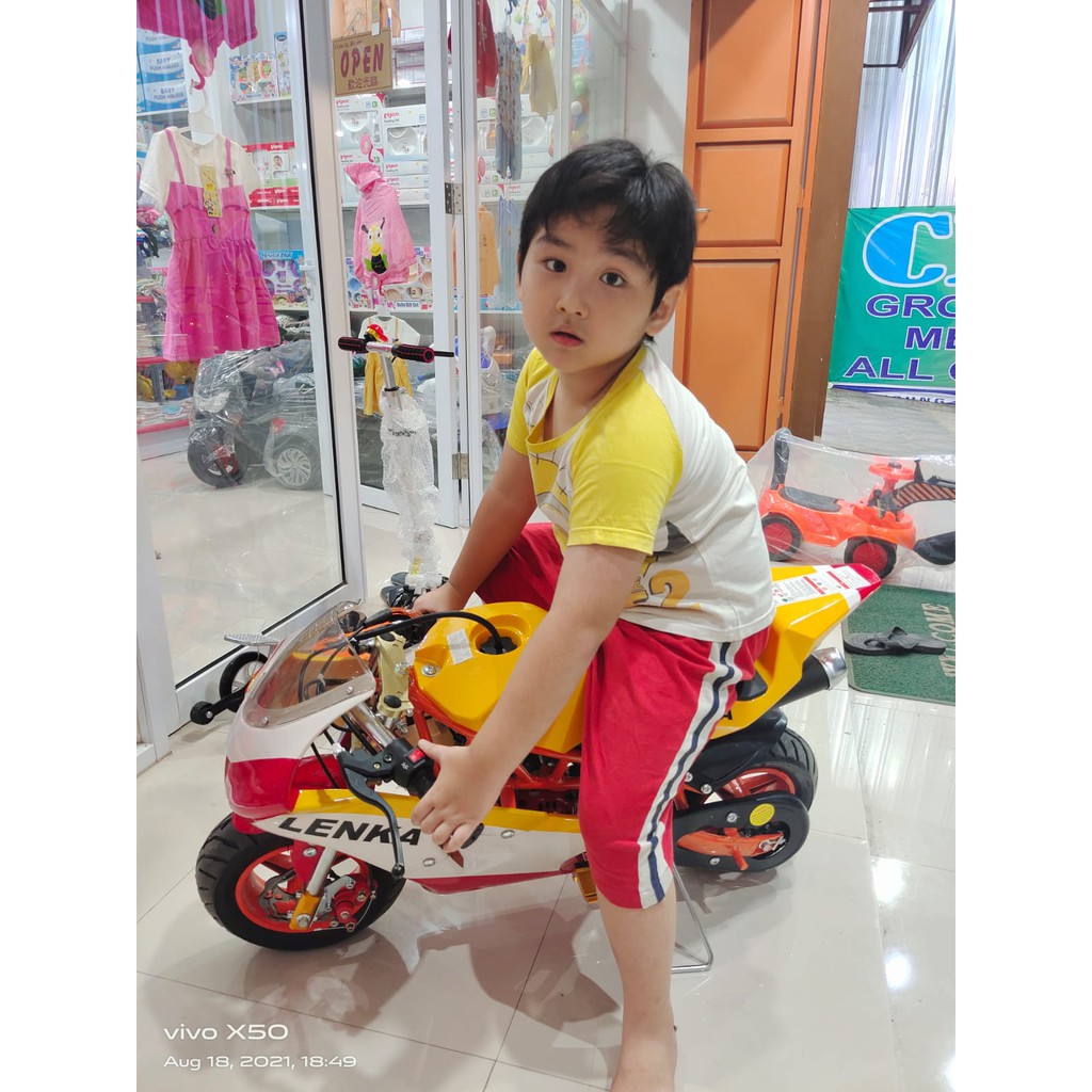 Jual MOTOR MINI GP//LENKA MINI GPR//MOTOR BENSIN ANAK 50CC//MURAH ...