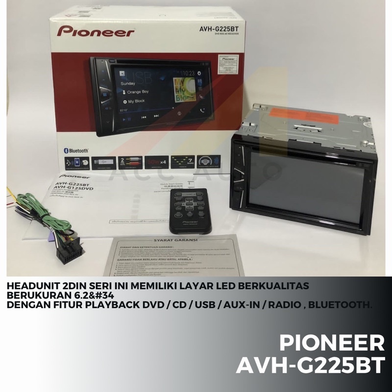 Jual Pioneer AVH-G225BT | Shopee Indonesia