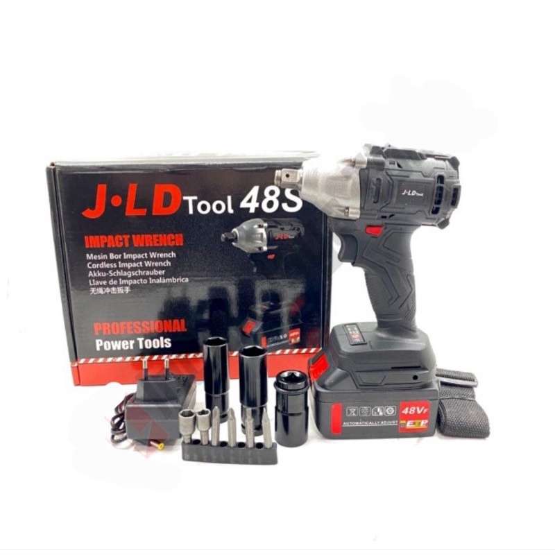 Jual JLD 48S CORDLESS IMPACT WRENCH 88V BOR BUKA BAUD KUNCI 88 VOLT ...