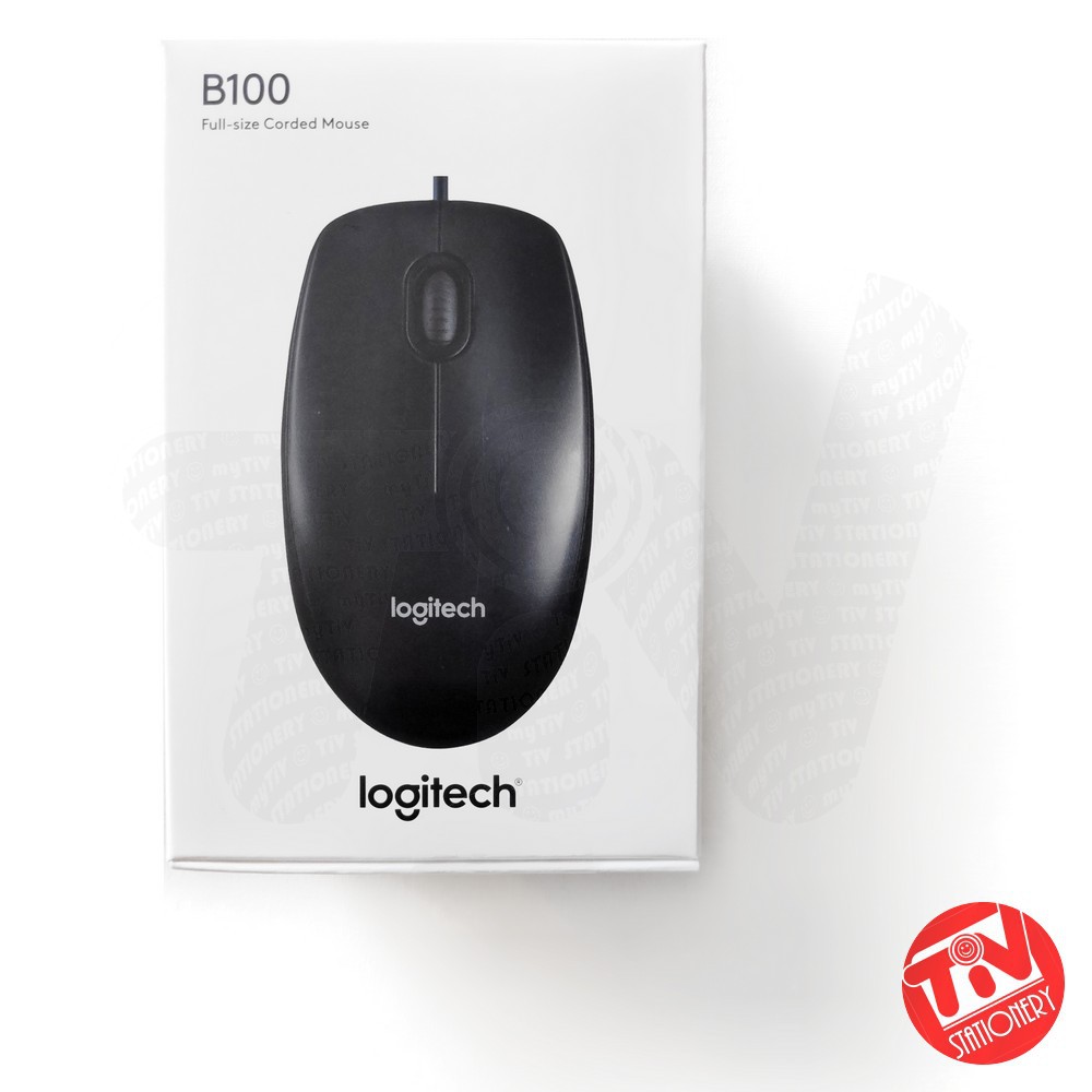 Jual Optical Mouse LOGITECH B100 Original Full Size | Shopee Indonesia