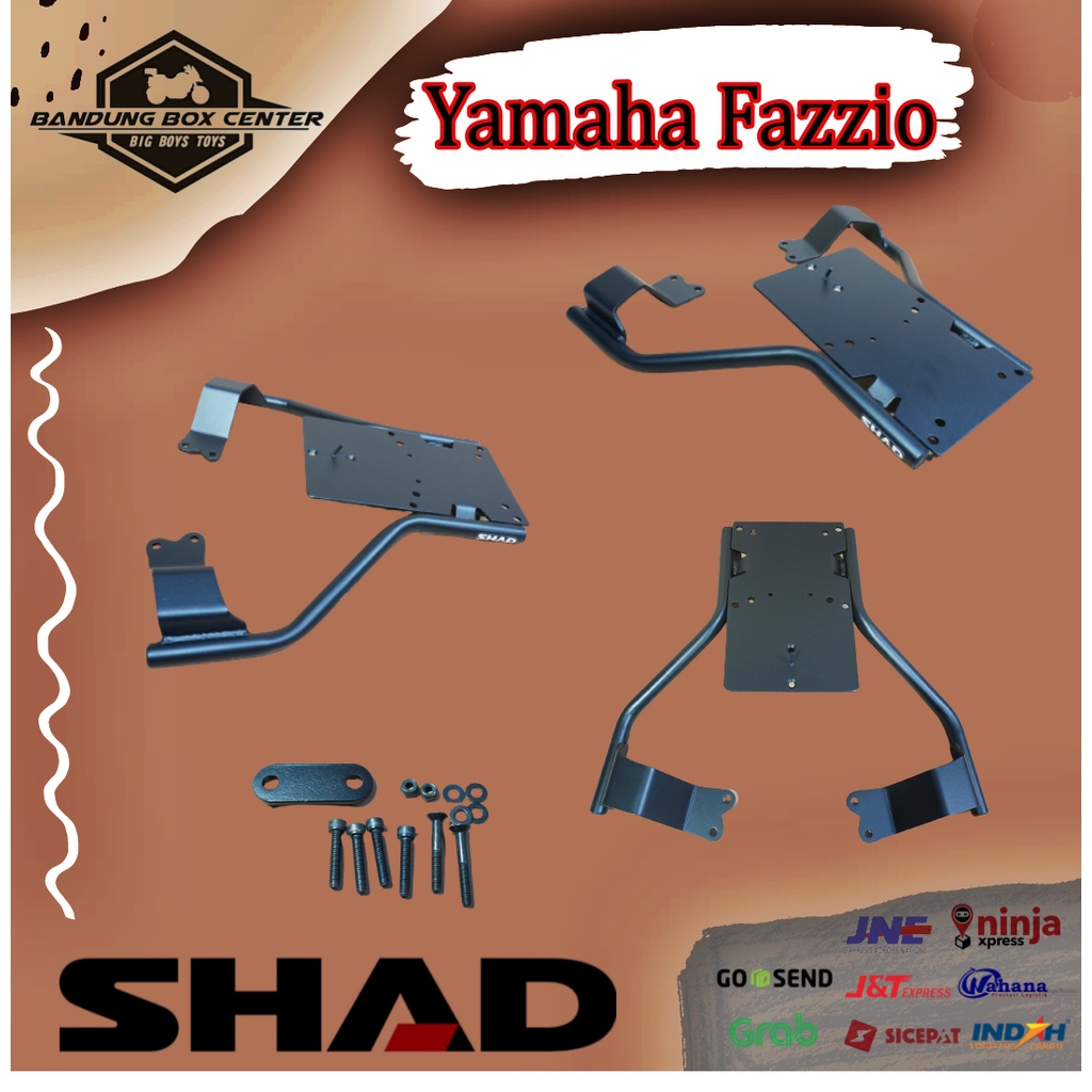 Jual Bracket Box atau Breket Shad Original untuk motor Yamaha Fazzio ...