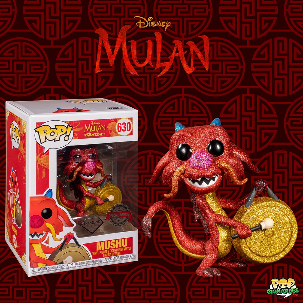 Jual Funko POP! Disney - Mulan Live Action - Mushu with Gong DGLT ...