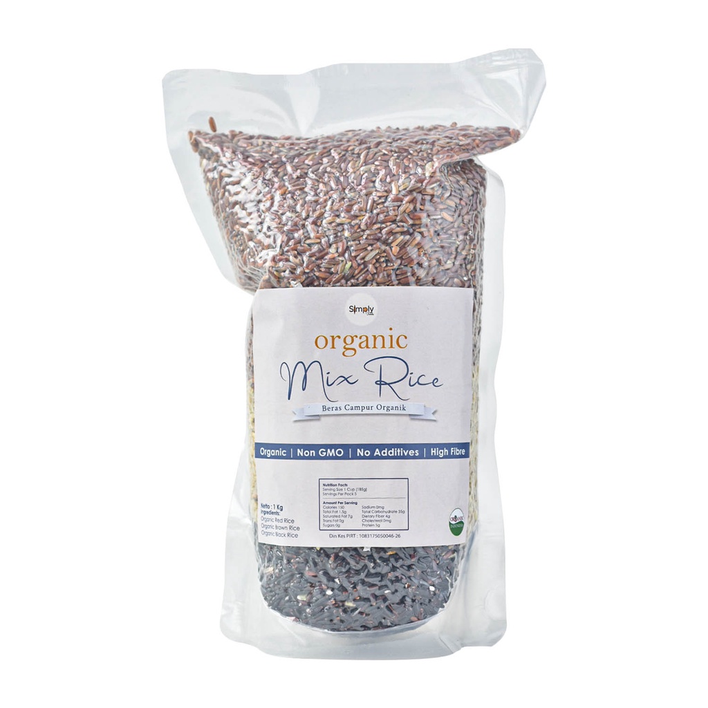 Jual Simply Organic Mixed Rice ( Beras Campur Organik ) 1 Kg | Shopee ...