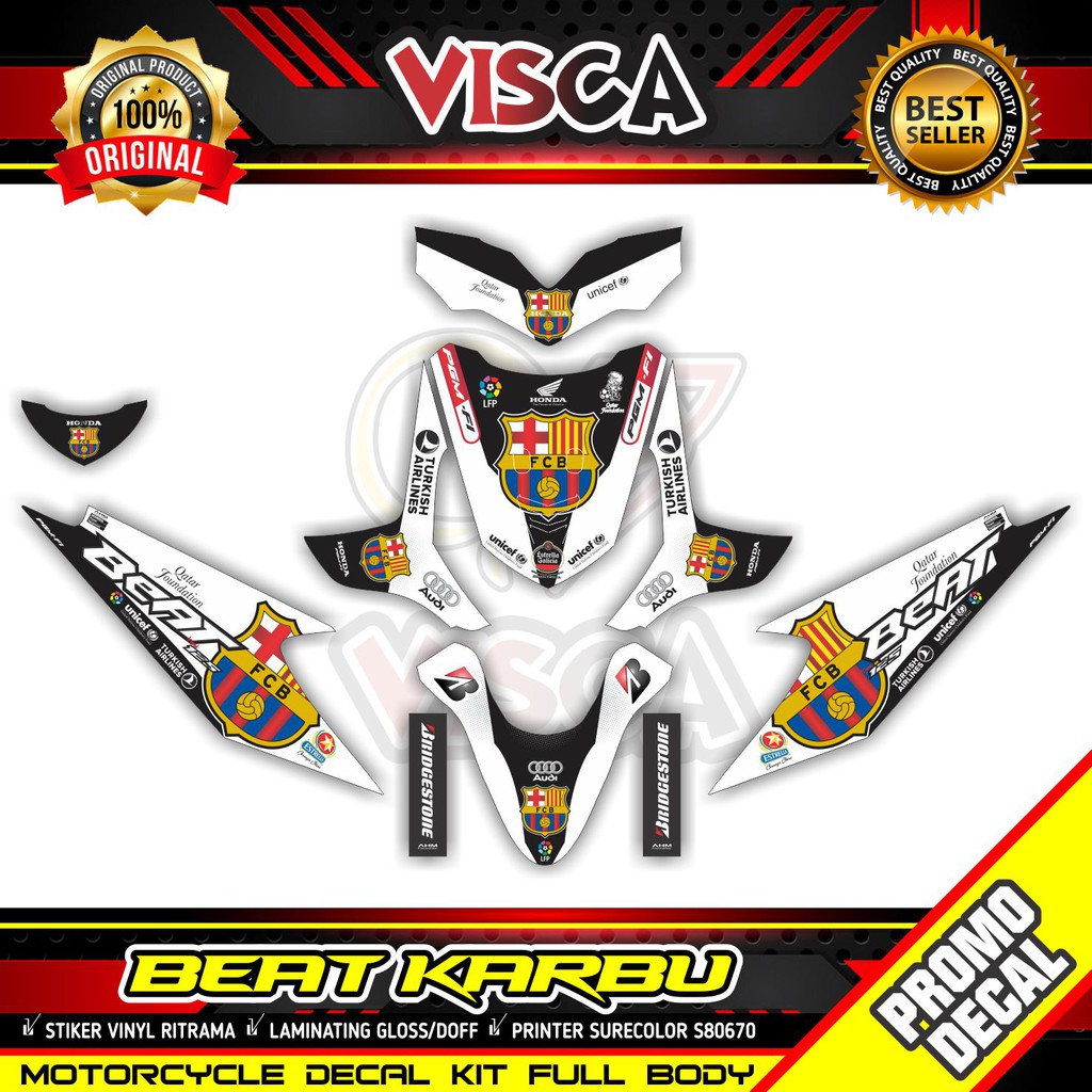 Jual Decal Beat Karbu Full Body Stiker Beat Karbu Full Body Barcelona ...