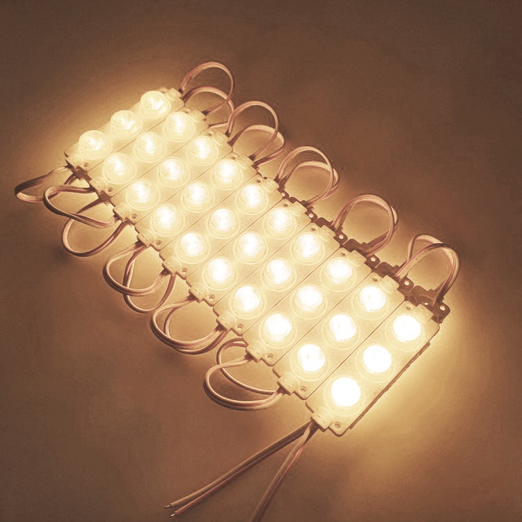 Jual LAMPU LED MODUL STRIP 3MATA/ MODUL MATA TIMBUL / 3030 SMD 7520 12V ...