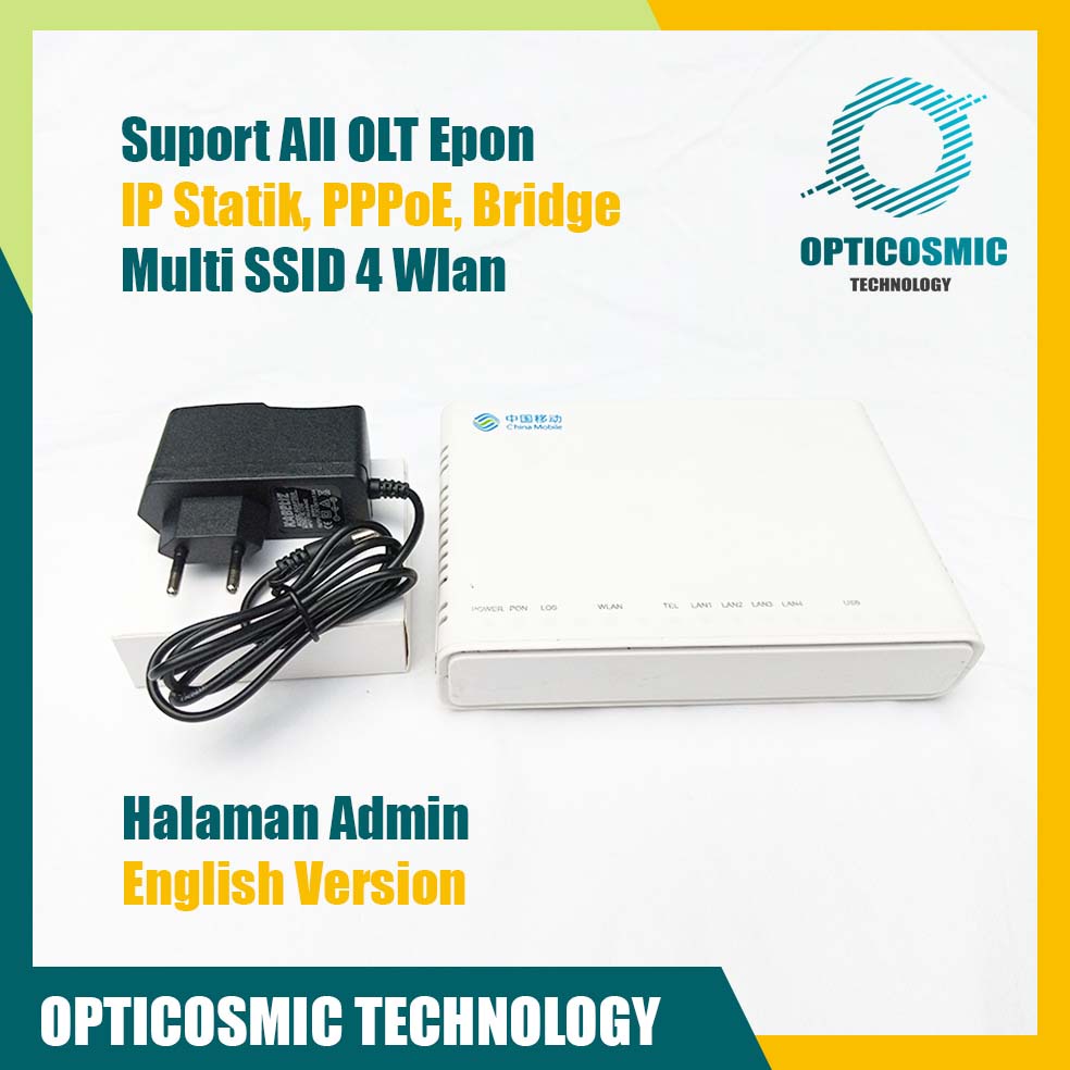 Jual zte f460 v6 epon router wifi modem ont bridge second murah support ...