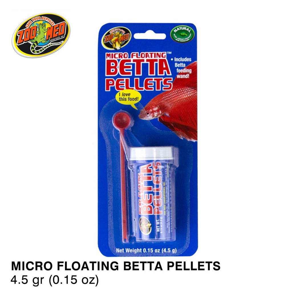 Jual ZooMed Betta Floating Pellets 4.5G | Shopee Indonesia