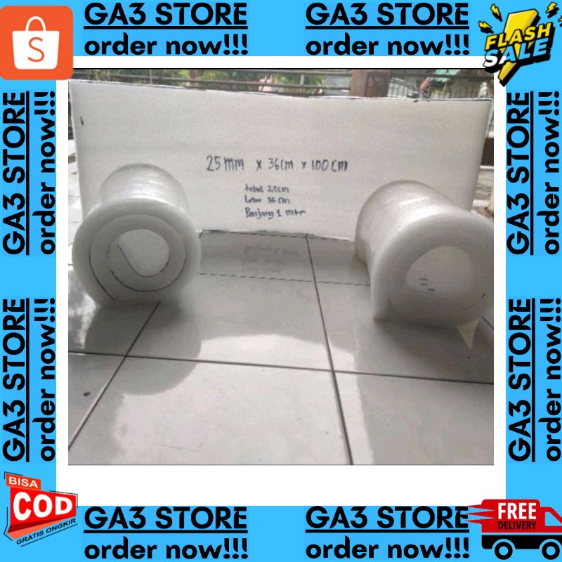 Jual FOAM GABUS / FOAM BUSA ELASTIS DEKORASI BUNGA / BUSA PACKAGING ...