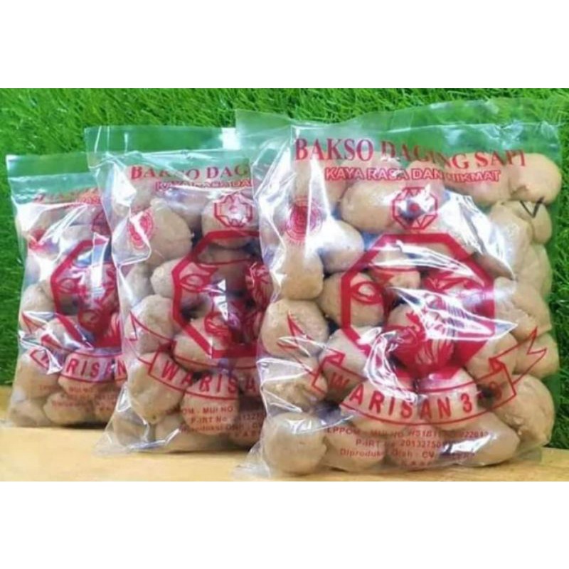 Jual baso sapi warisan isi 50 pcs / baso frozen | Shopee Indonesia