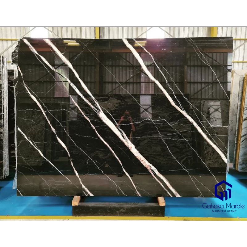 Jual Alexandritte Black Marble | Marmer Import | Marmer Slab | Black ...