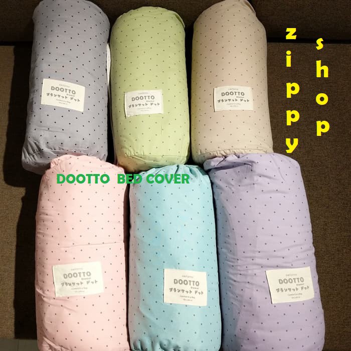Jual Informa Bed Cover Dootto, Size 150x200, Corak polkadot kecil ...