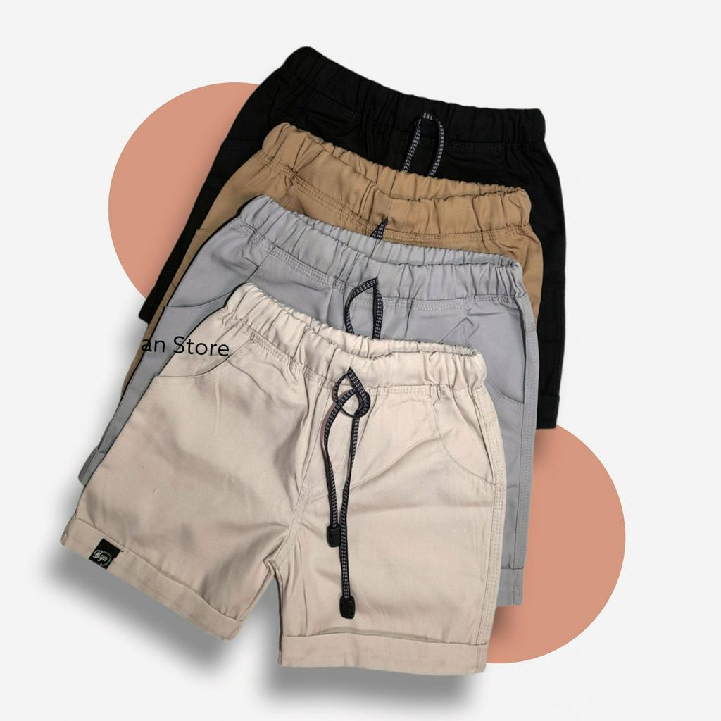 Jual Byyn Celana Pendek Anak Laki Laki Umur 1-12 Tahun Bahan Cotton ...