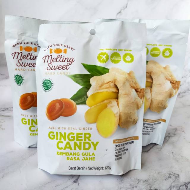 Jual Melting Sweet Ginger Candy 125g Kembang Gula Rasa Jahe Permen Jahe ...