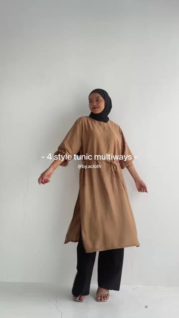 Jual Xavira Tunik Kemeja Oversize Linen Wanita Polo Shirt - Atasan ...